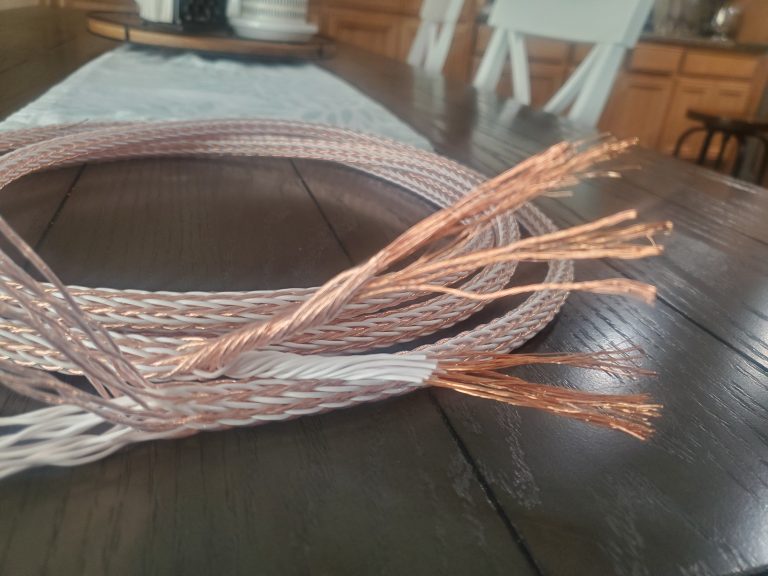 Braided Speaker Cable Assembly - E-Zees Crossovers