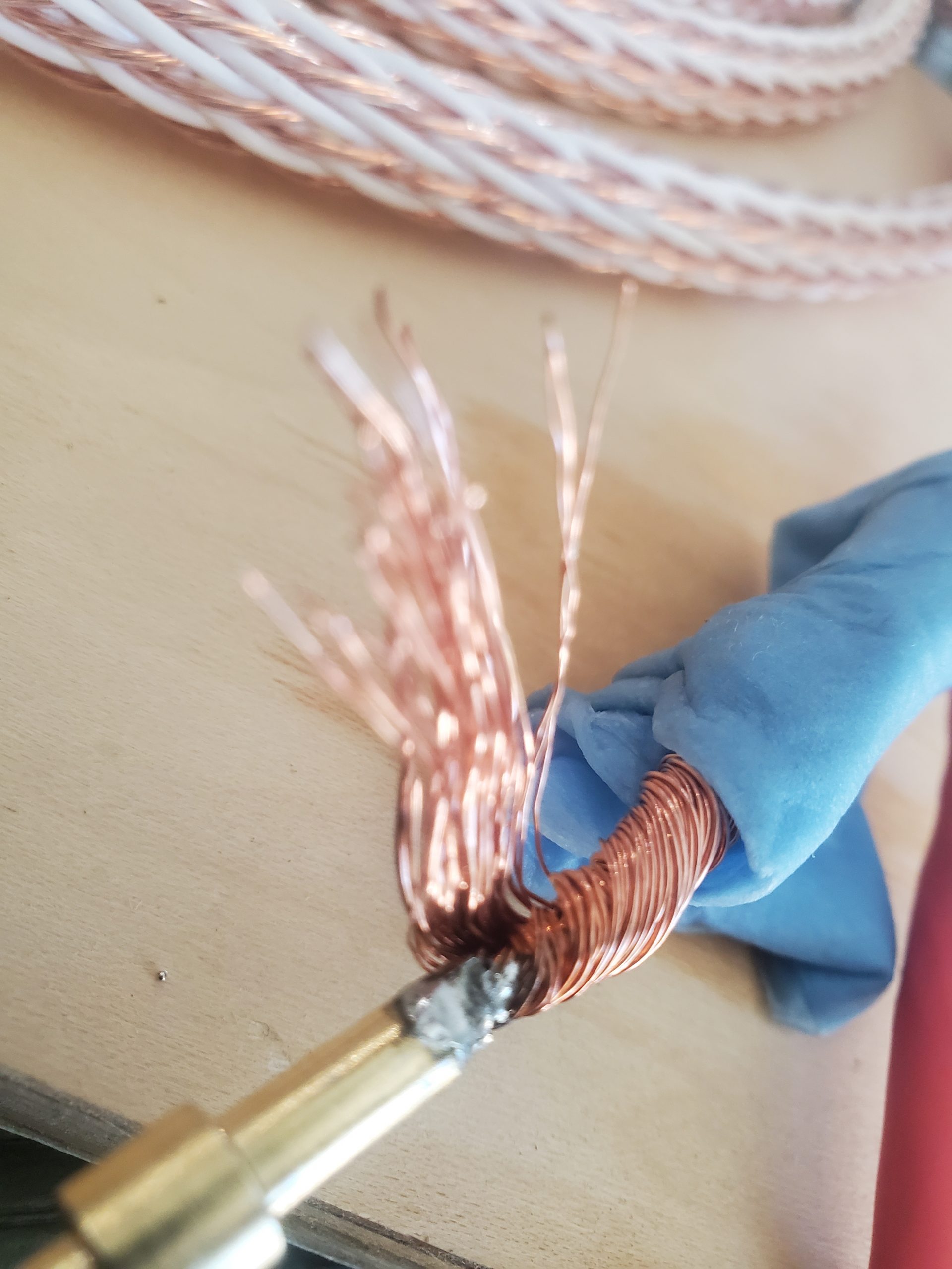 Braided Speaker Cable Assembly - E-Zees Crossovers